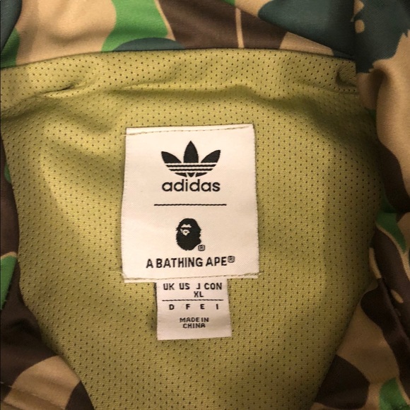 Bape | Shirts | Bape X Adidas Abc Firebird Track Jacket Zipup | Poshmark